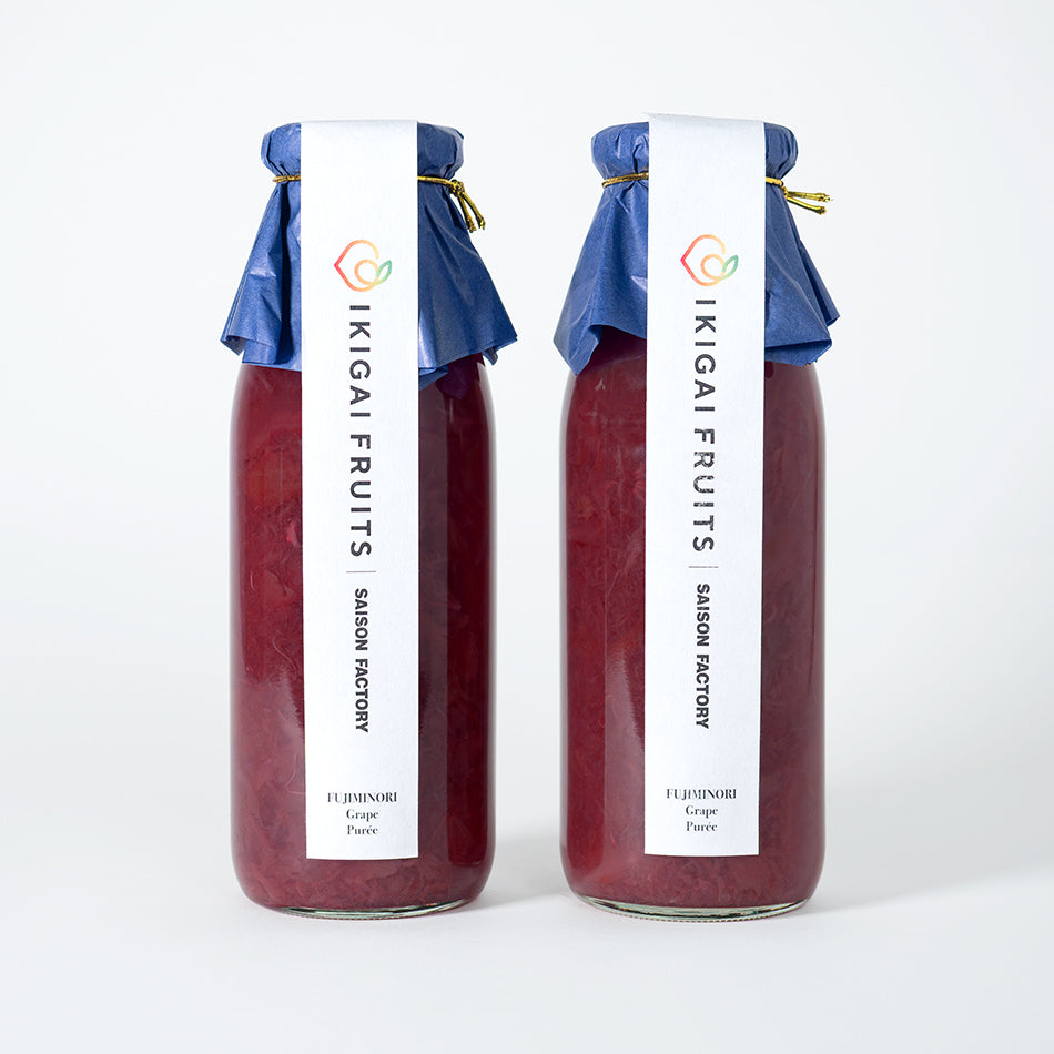 FUJIMINORI Grape (Gourmet Fruit Puree) – ikigaifruits.com